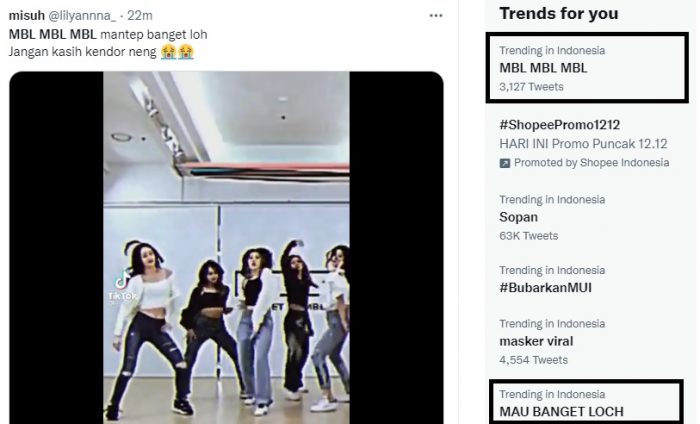 MBL MBL MBL Trending, Itu Singkatan Dari? Terserah Netizen