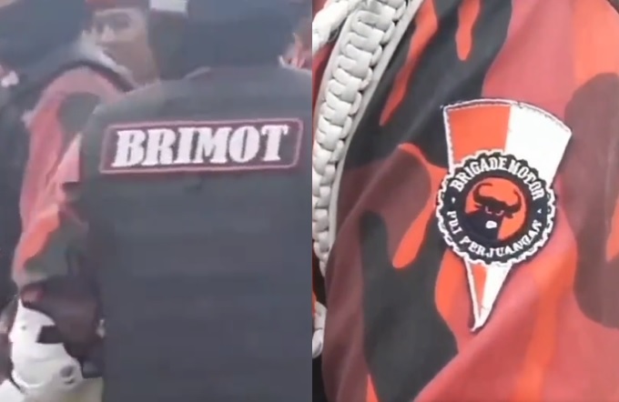 Brimot Trending, Satgas PDIP Perjuangan Tiru Brimob itu Jadi Bahan Olok ...