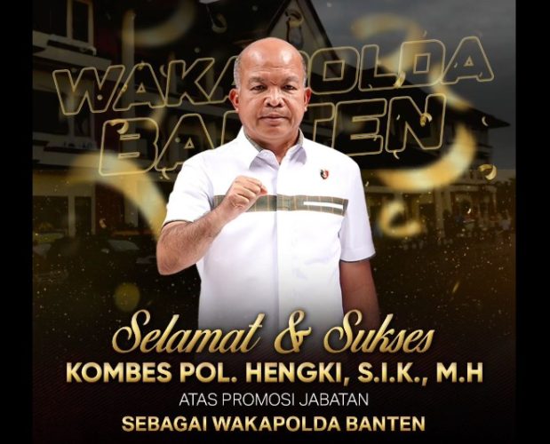 Profil Brigjen Pol Hengki, Akpol 1995, Wakapolda Banten