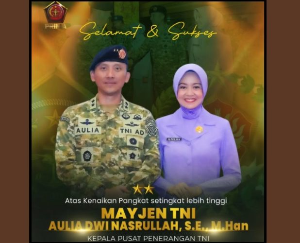 Mayjen TNI Aulia Dwi Nasrullah, Akmil 1998, Jenderal Bintang Dua Termuda