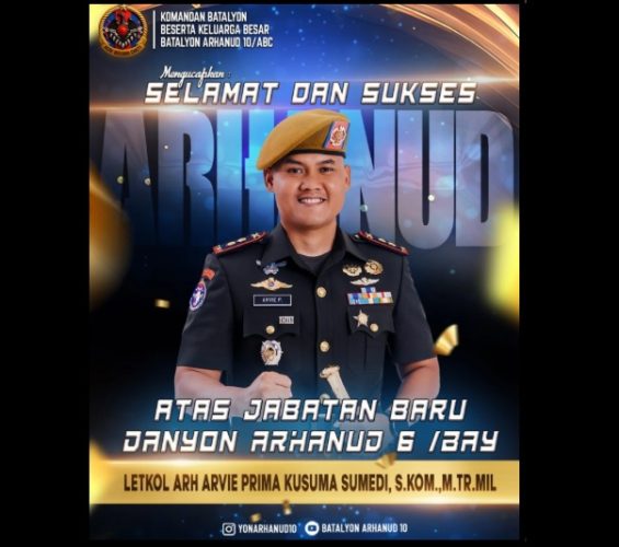 Profil Letkol Arh Arvie Prima Kusuma, Akmil 2007, Komandan Batalyon ...